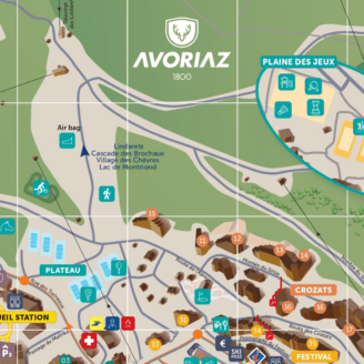 Plan station Avoriaz - Avoriaz