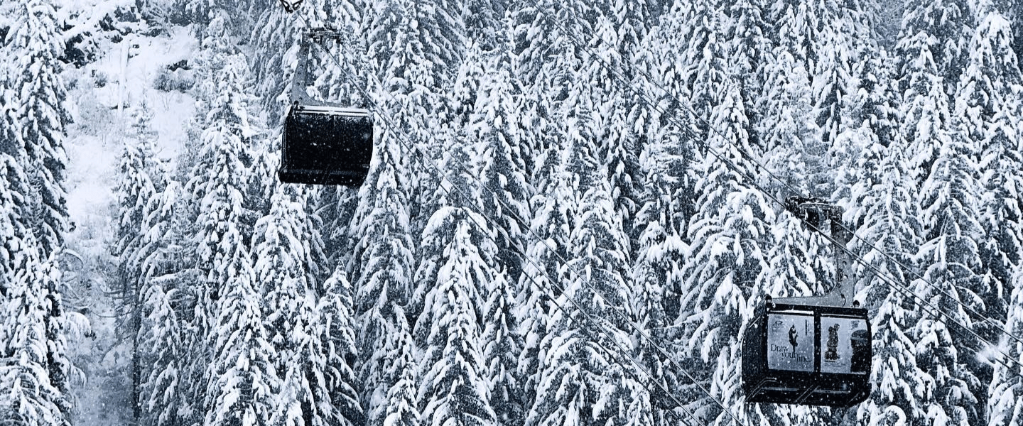 Prodains cable car Morzine to Avoriaz : Prodains express cable car ...